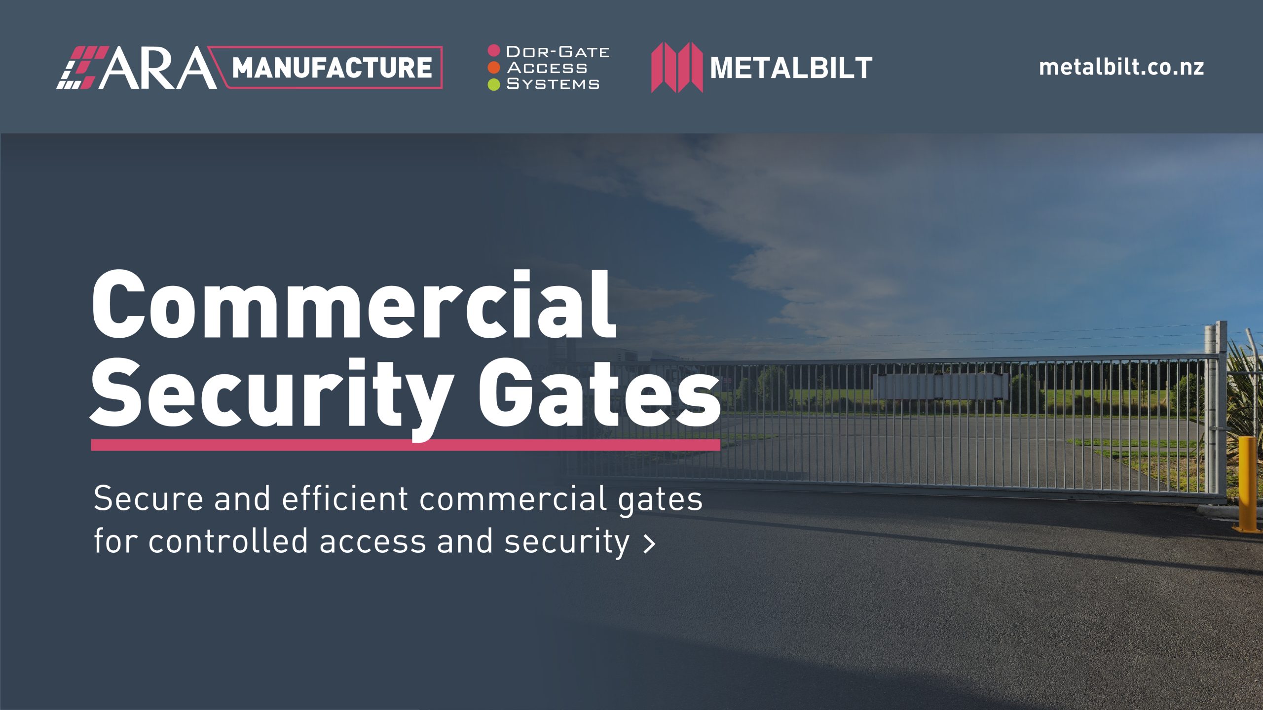 Industrial & Commercial Gates NZ | Sliding, Automated & Security Gates