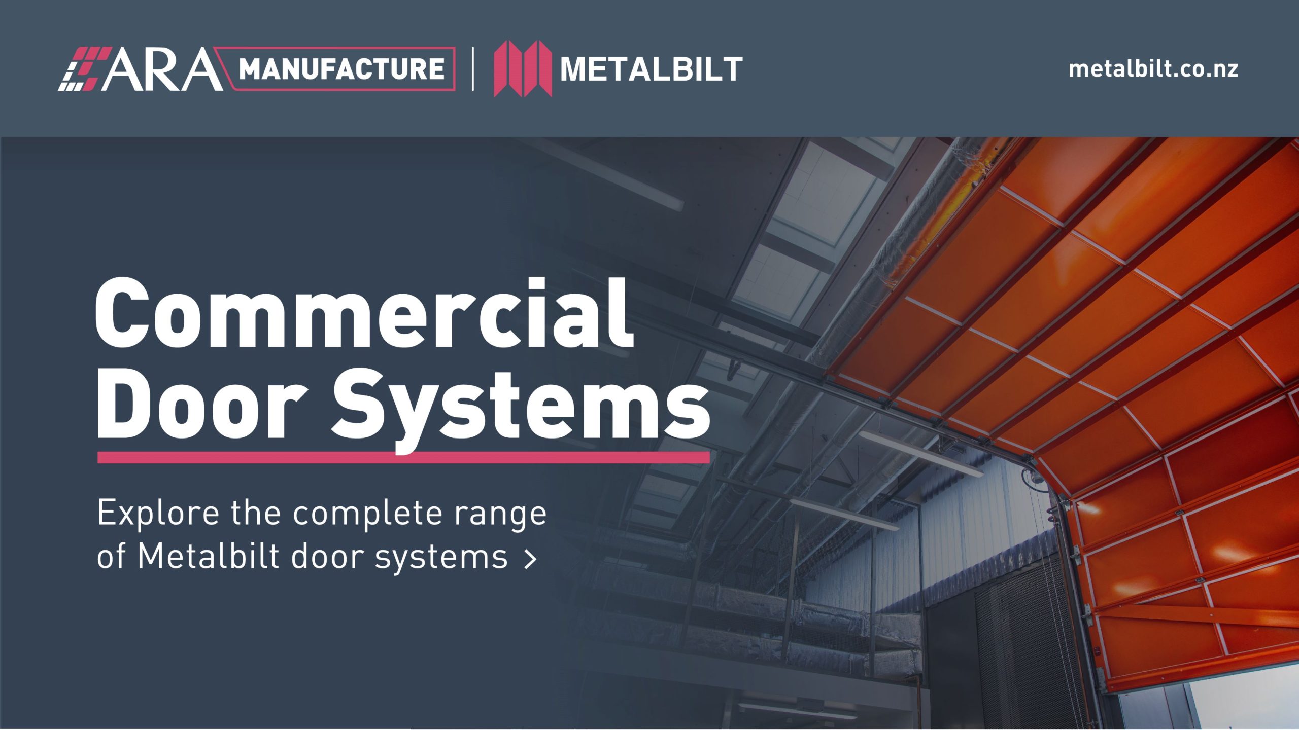 Leading Manufacturer of Commercial Door Systems in NZ - ARA Manufacture NZ